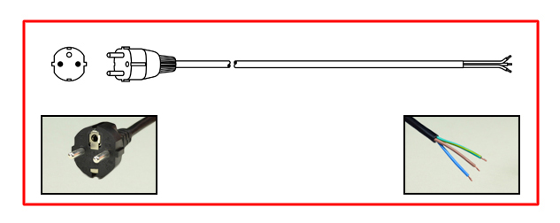 European Schuko Power Cords | European Schuko Power Cords and AC Cables