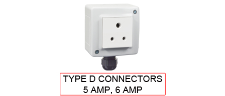 Primary Country known for using TYPE D connectors is Afghanistan, India ...